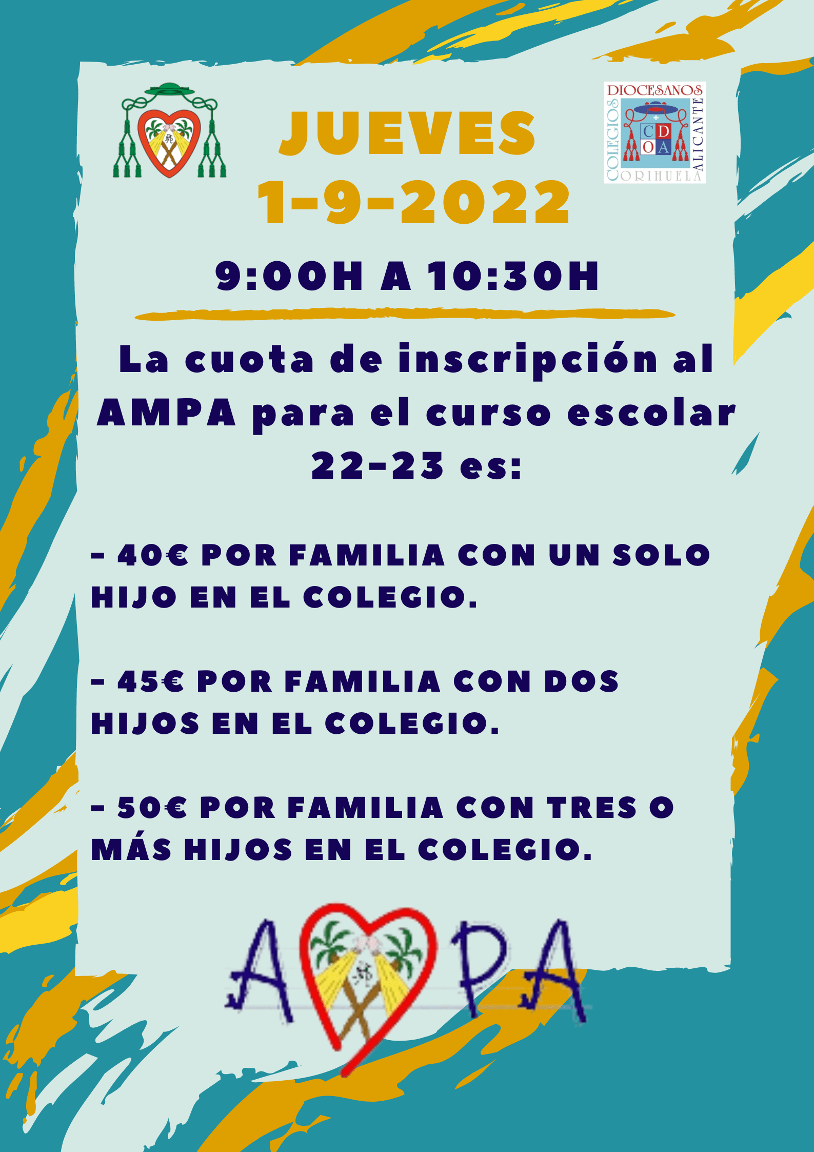 AMPA: INSCRIPCIONES CURSO 2022-23 - Colegio Ntra. Sra. del Remedio